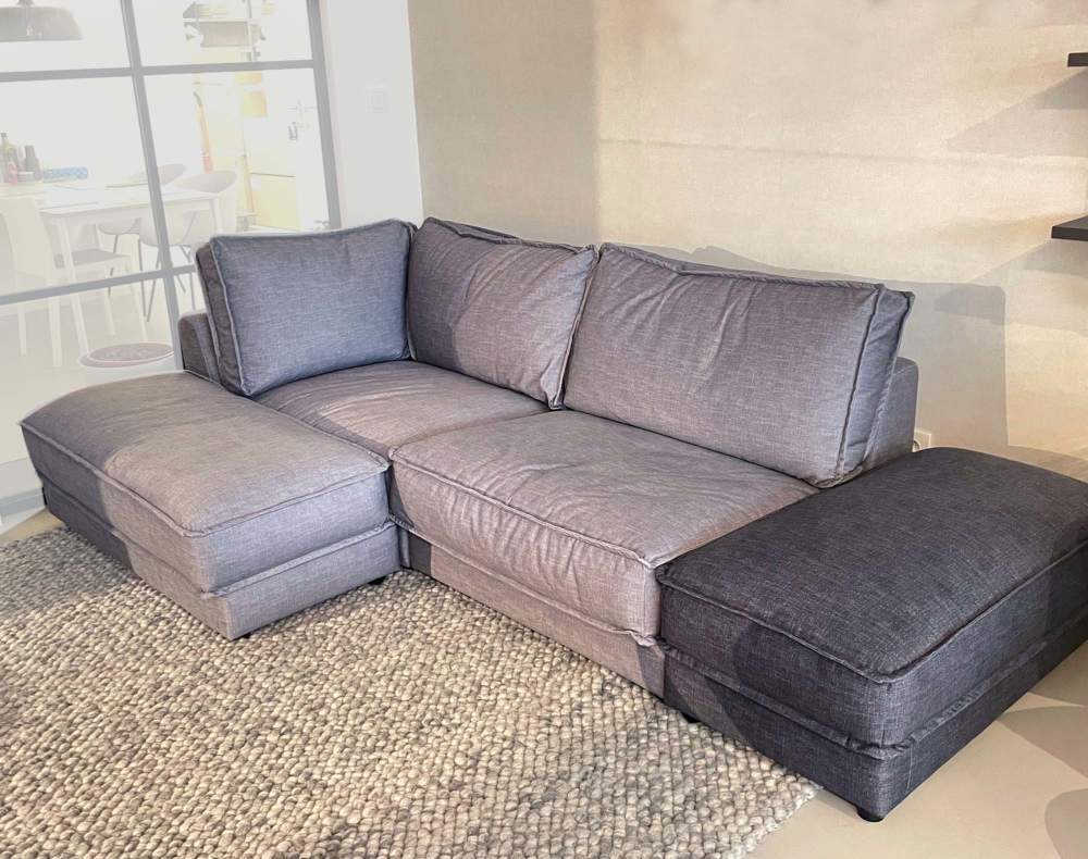 Ex-display chaise-longue pohovka Noora, Fawn | DesignVille